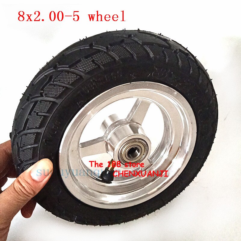 Rueda inflable trasera modificada para patinete eléctrico KUGOO S1 S2 ...