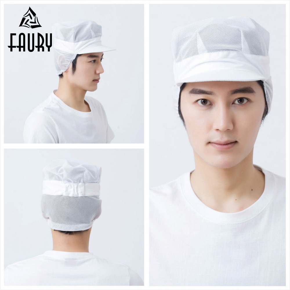 Chef Hoed Wit Mesh Caps Mannen Vrouwen Keuken Rest... – Vicedeal