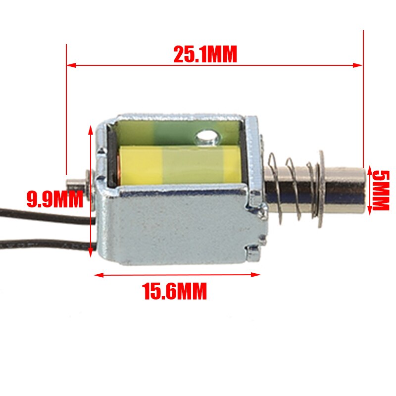DC 3-6V Mini Solenoid Electromagnet Push Pull Thro... – Grandado