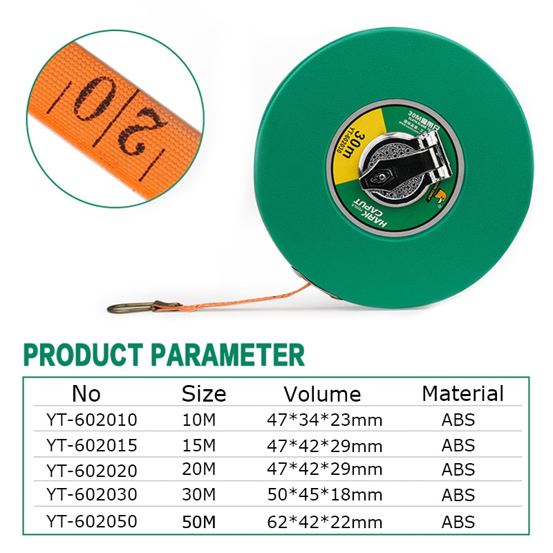 Tape Measure Linen Measuring Ruler 10/15/20/30/50M... – Vicedeal