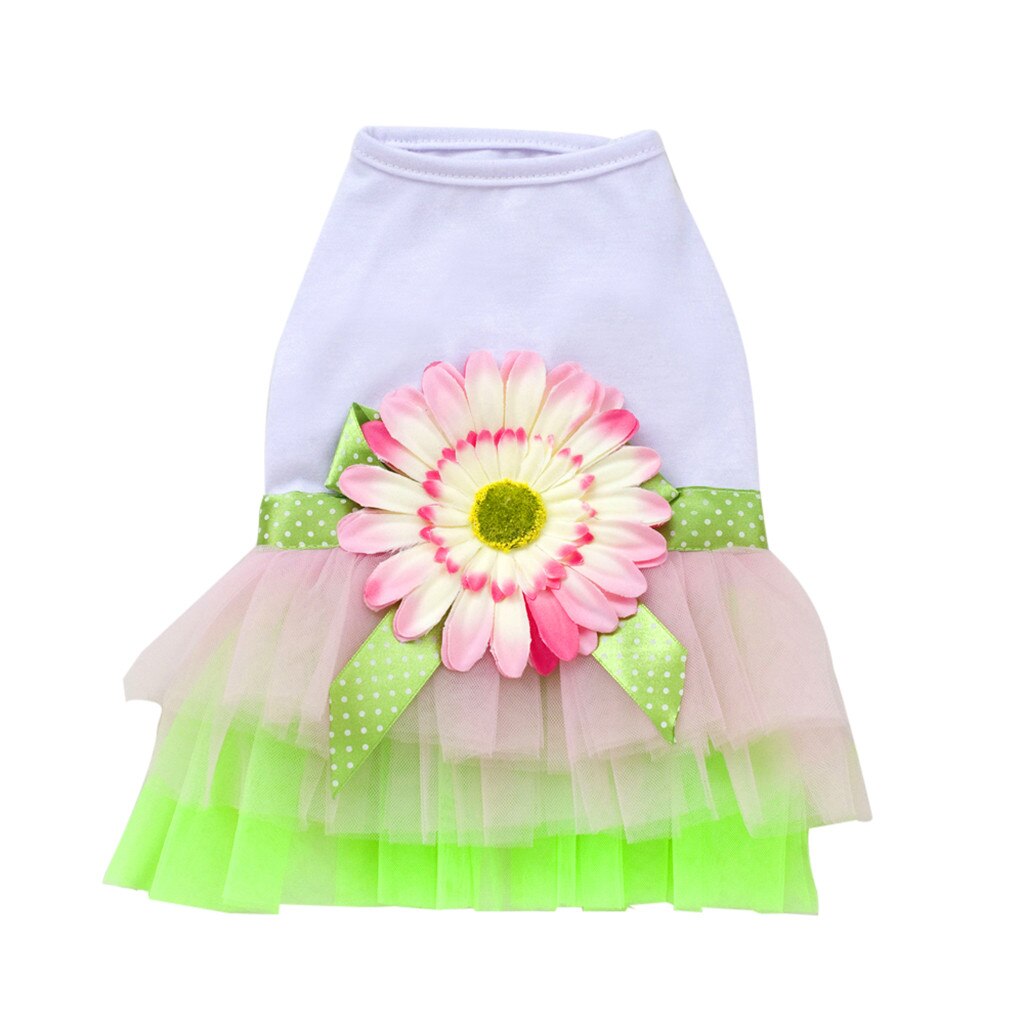 Vestido para perros y mascotas con tutú, falda, Ga... – Grandado