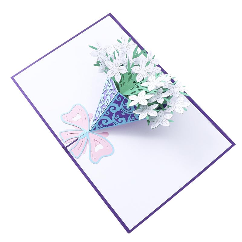 20X15 cm 3D Pop Up Karten Gruß Karte Mit Umschlag ... – Grandado