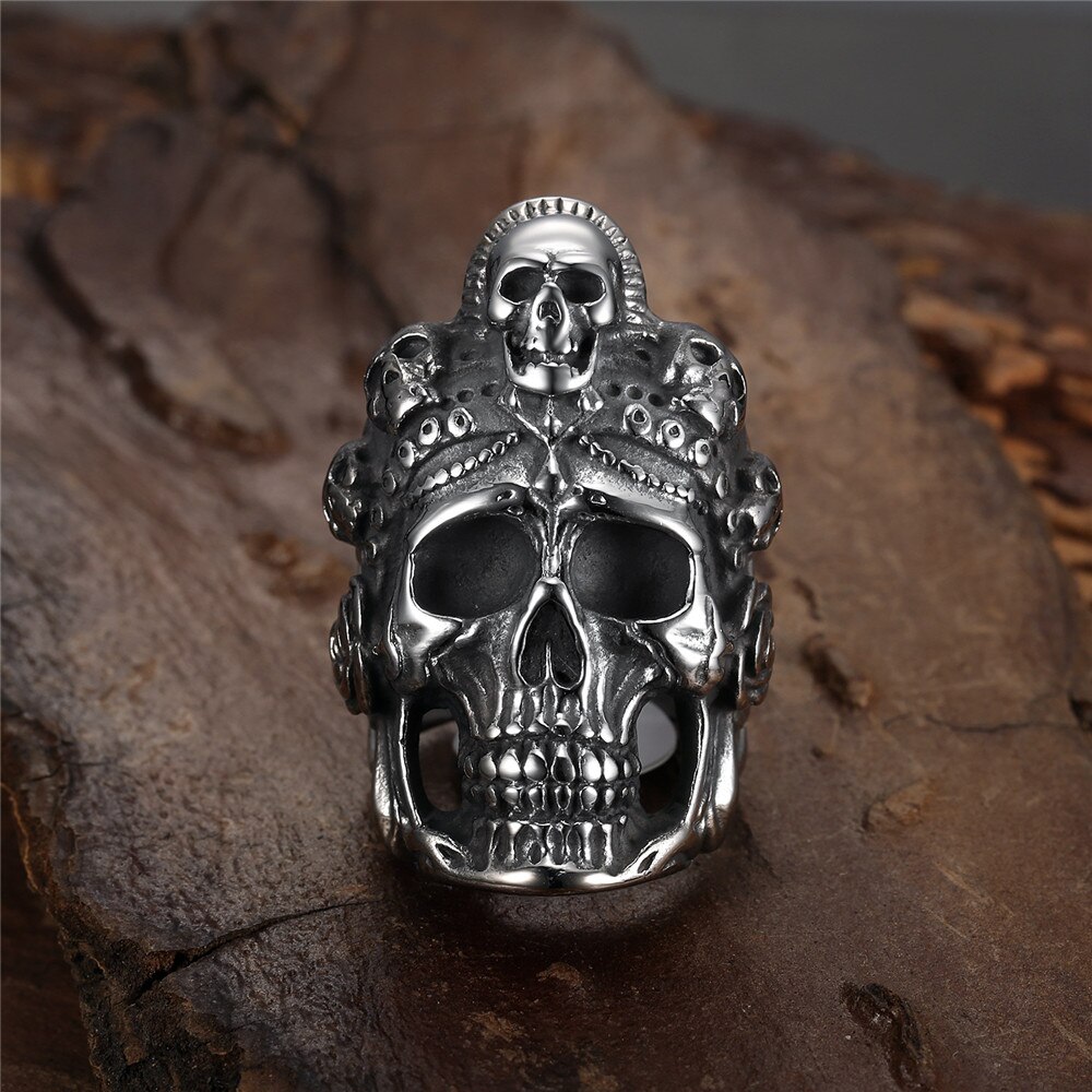 Cool Death Skull Ring Unieke Mens Roestvrij Stalen... – Vicedeal
