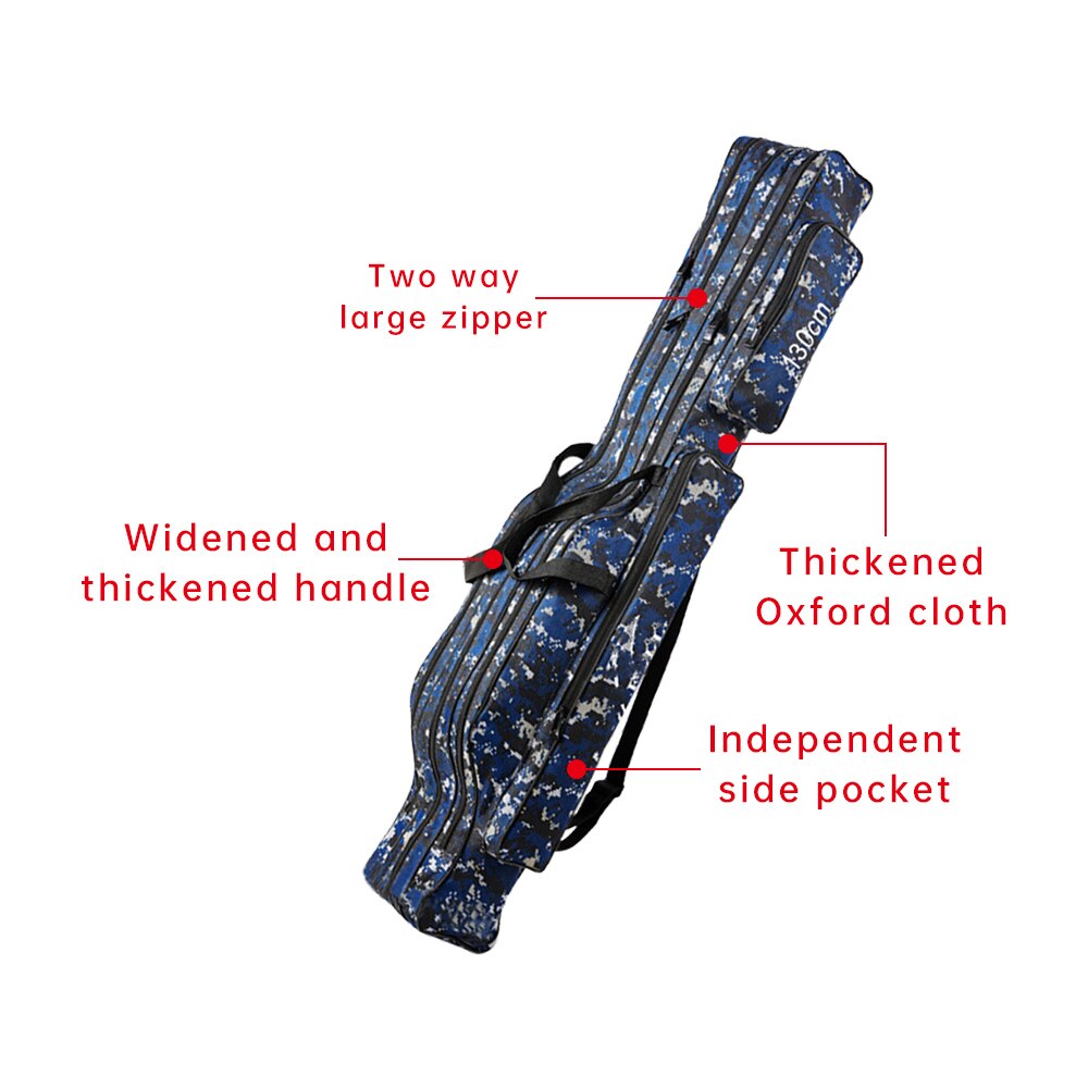 bags tackle bag Canvas Foldable Fishing Rod Reel F... – Grandado