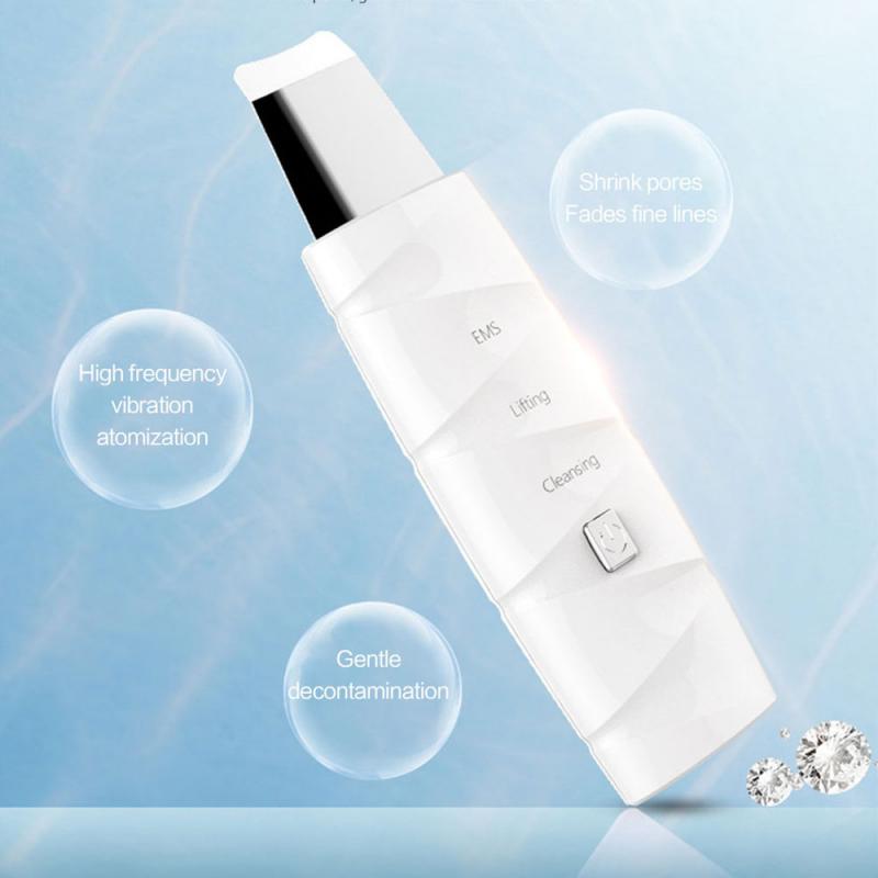 Ultrasonic Facial Skin Scrubber Skin Care Tool Acn... – Grandado