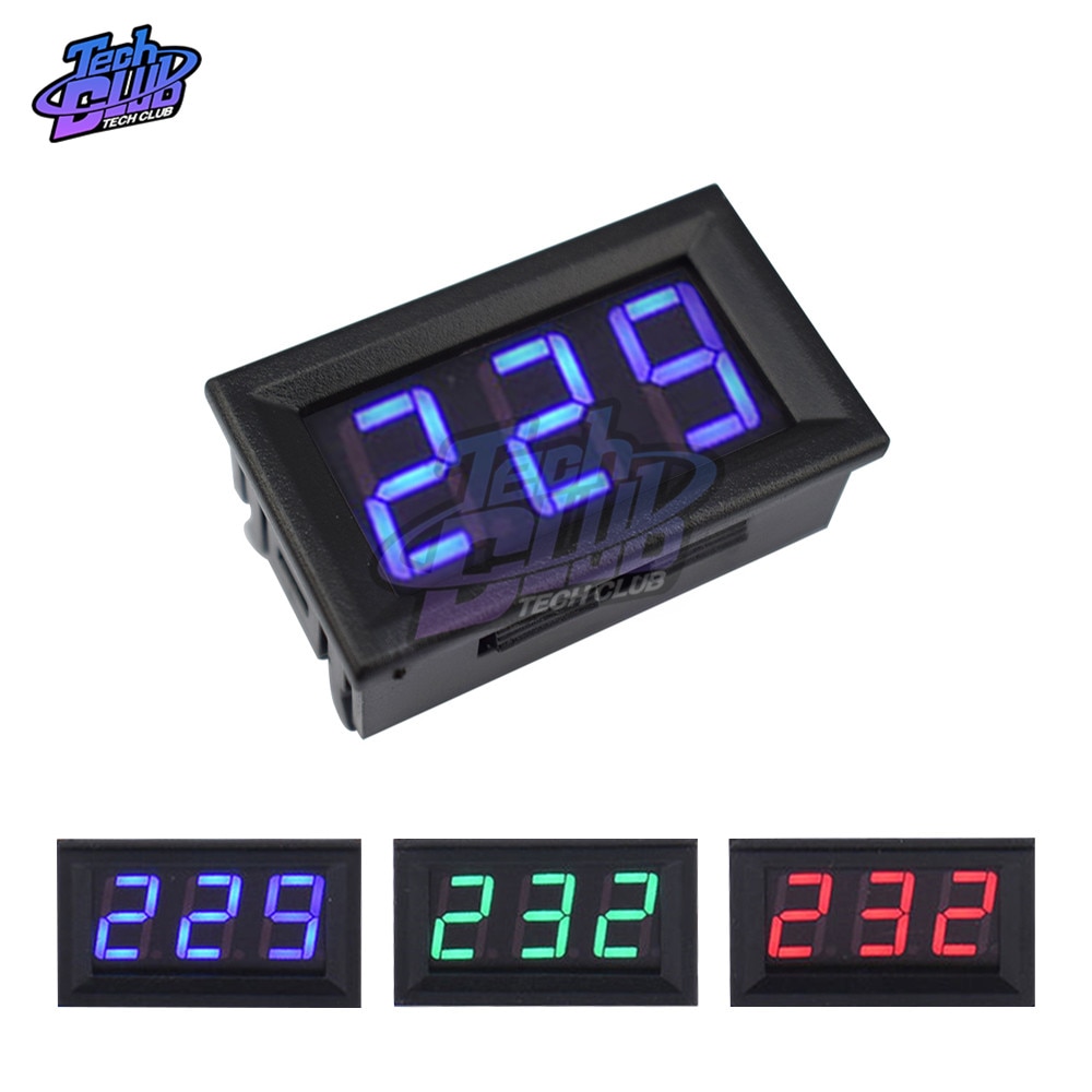 110V 220V Digitale Voltmeter Ac 70 V-500 V 0.56 In... – Vicedeal