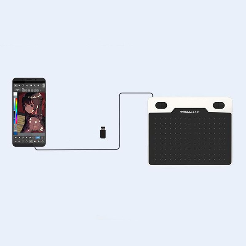 10Moons T503 Ultralight Graphic Tablet 8192 Levels... – Grandado