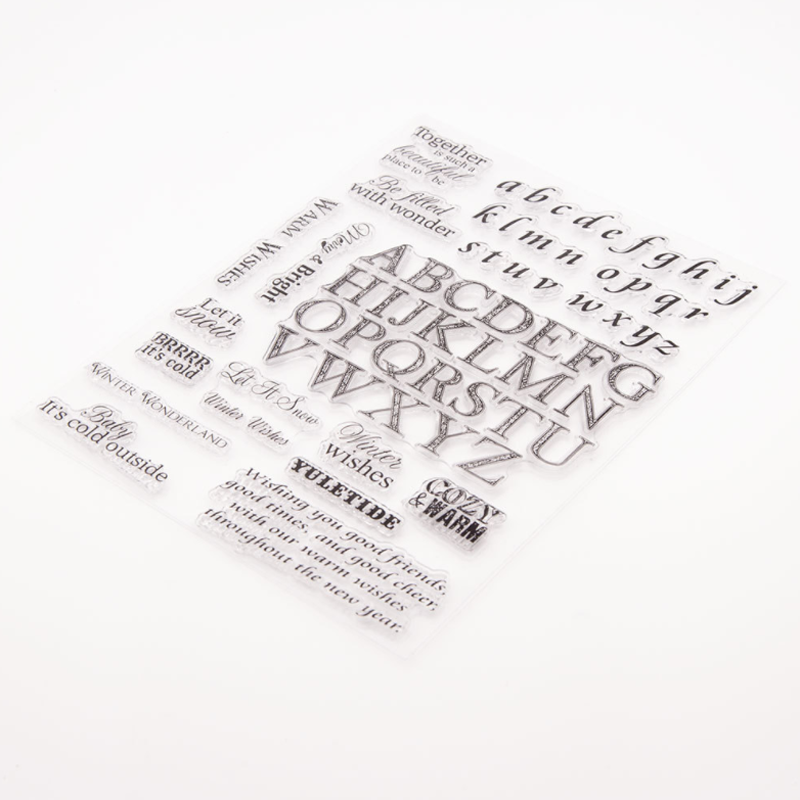 Uppercase Lowercase Letters Transparent Clear Sili... – Grandado