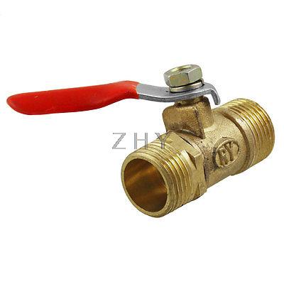 3/8"PT 16mm Male Threaded Full Port Red Lever Hand... – Grandado