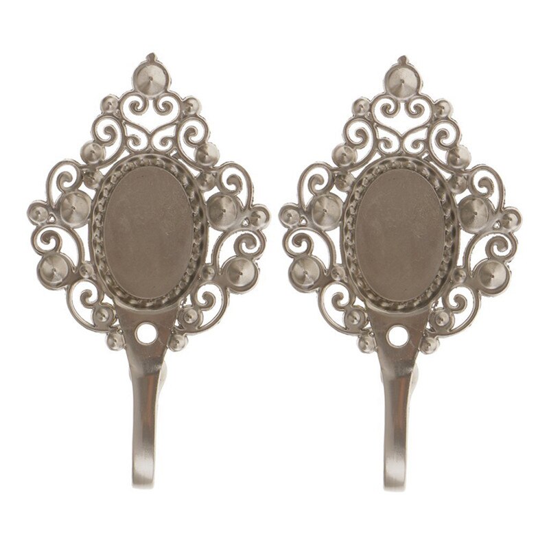 2 Piece Luxury Shiny Curtain Hanger Tieback Wall M... – Grandado