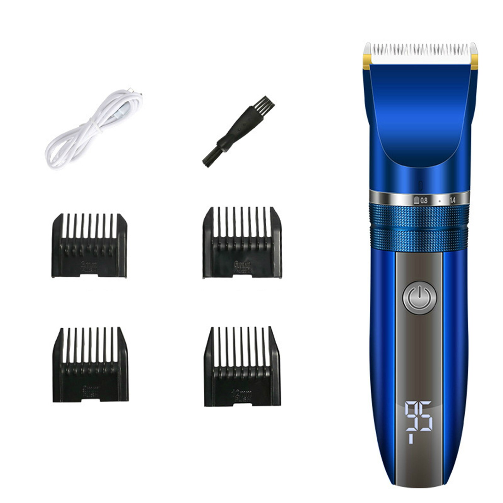 Pet Dog Hair Trimmer USB Rechargeable With LED Scr... – Grandado