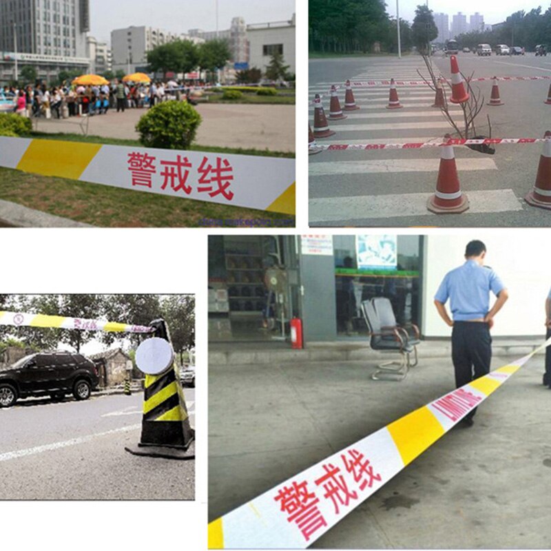 100m Polyester Safety Cordon Reflective Ribbon War... – Vicedeal