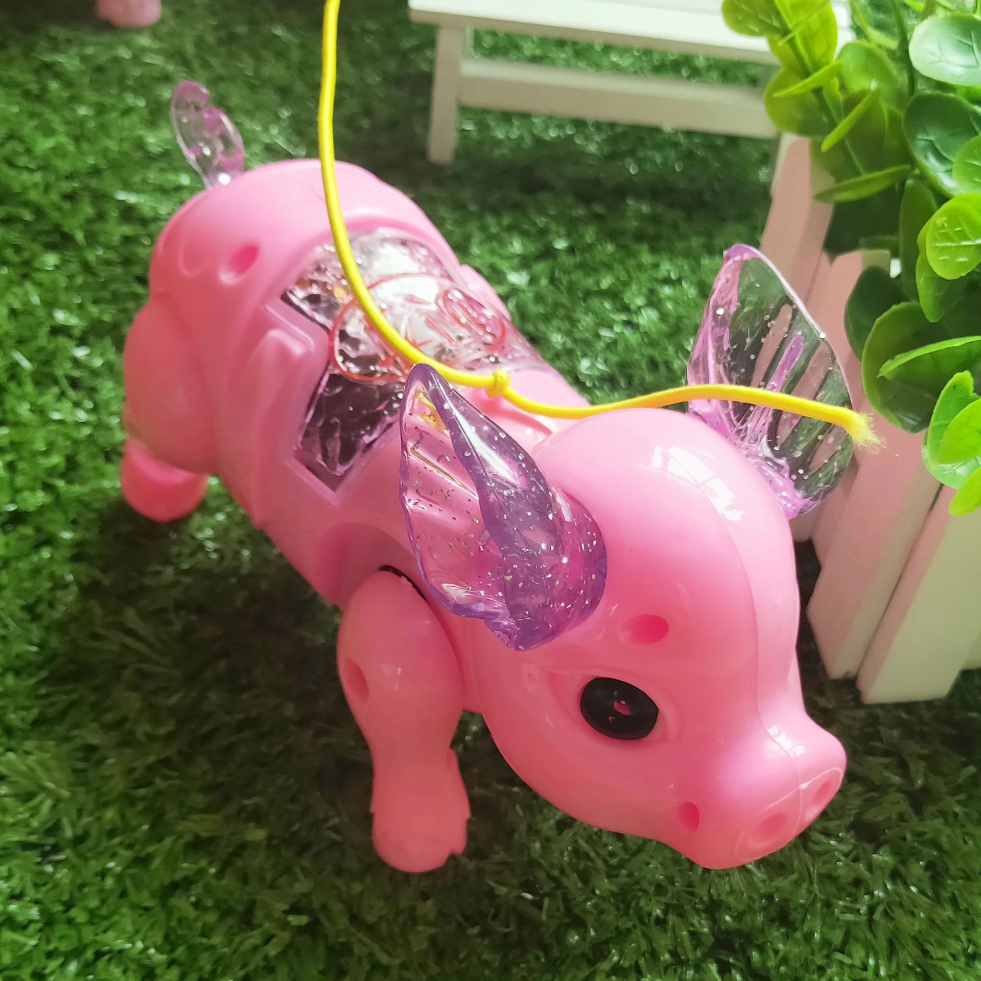 Cute Electric Music Walking Pig Toys LED Light Glo... – Grandado