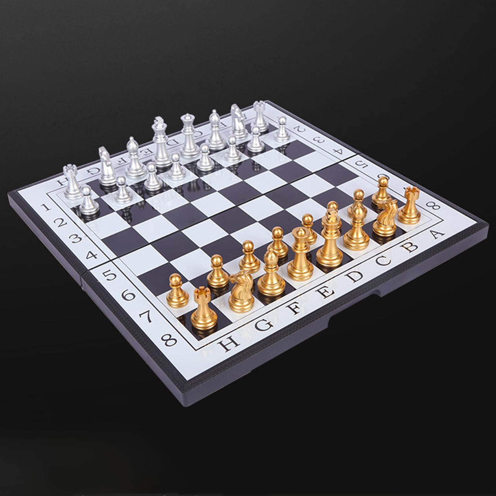 European Foldable Chessboard Magnetic Chess Set Me... – Grandado