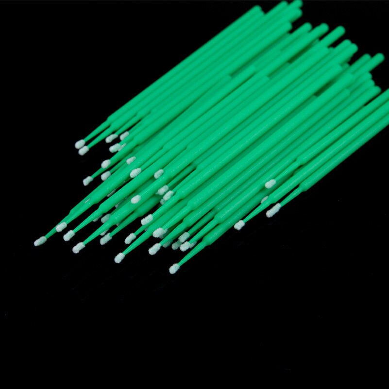 100ps/set Eyebrow Plastic Swab Micro Brush Disposa... – Grandado