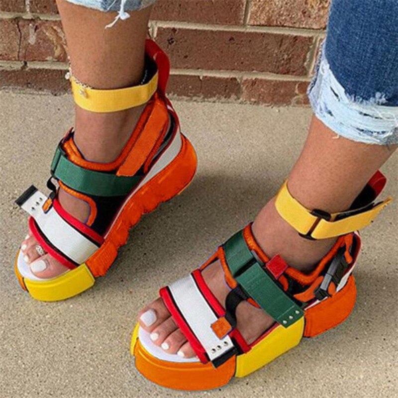 Platform Sandals Women Wedge High Heels Shoes Wome... – Grandado