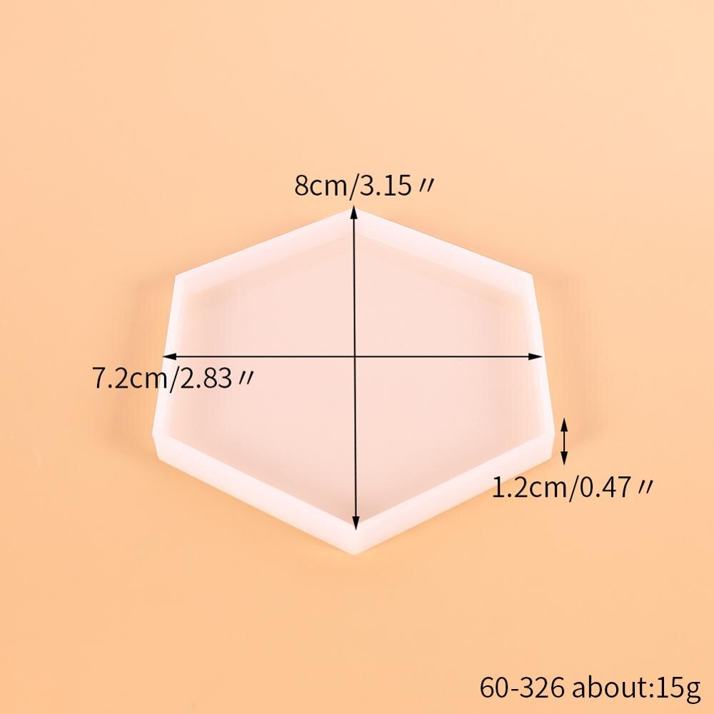 Hexagon Octagon Silicone Epoxy Resin Mold Table Tr... – Grandado