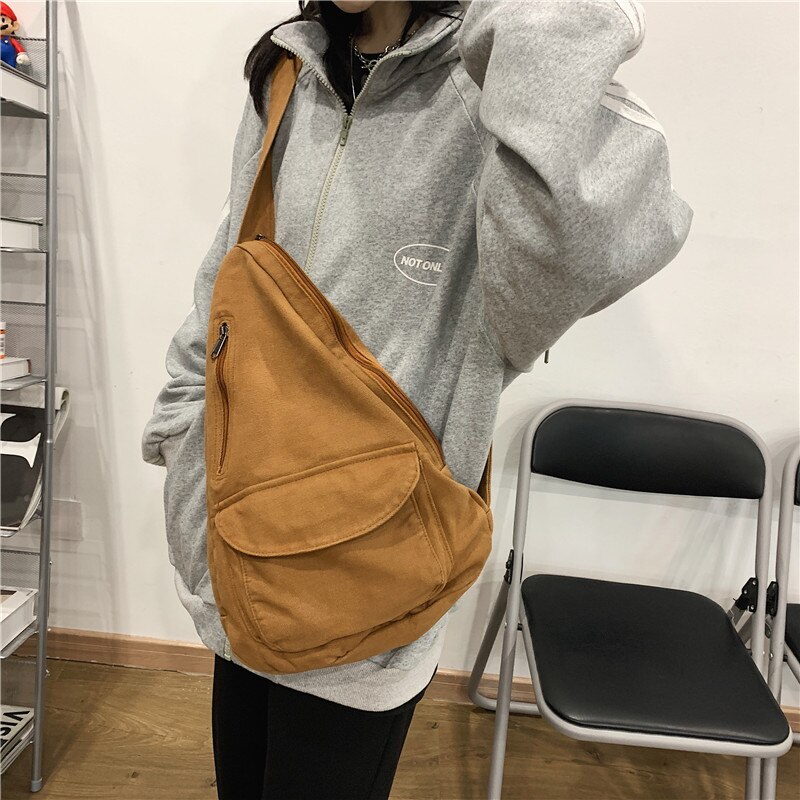 Harajuku student shoulder bag, casual student fema... – Grandado