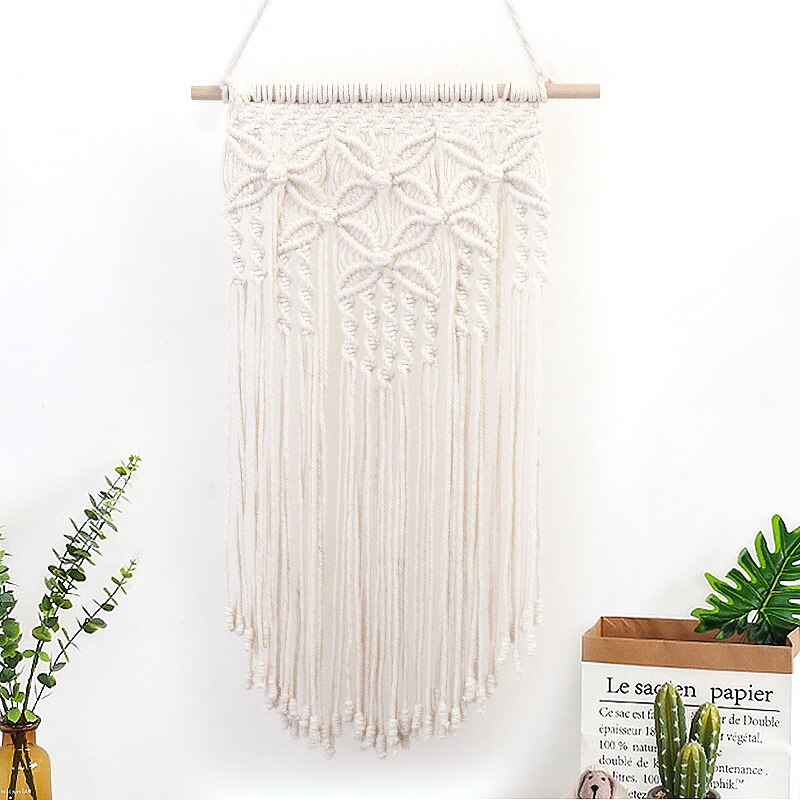 Macrame Woven Tapestry Wall Hanging Boho Chic Bohe... – Vicedeal
