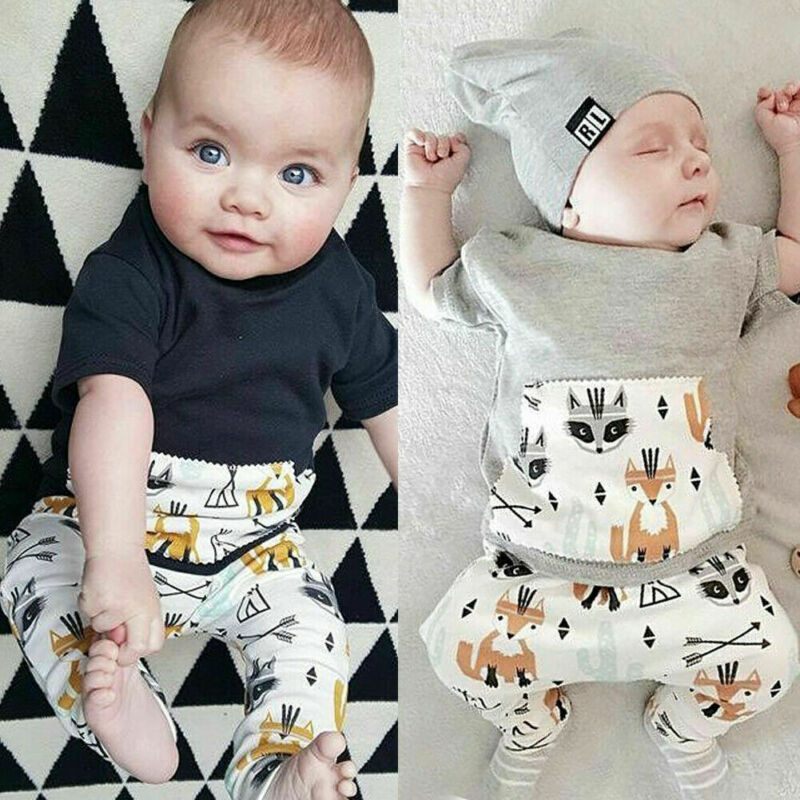 Kinderkleding peuter babyjongens kleding korte mou... – Vicedeal