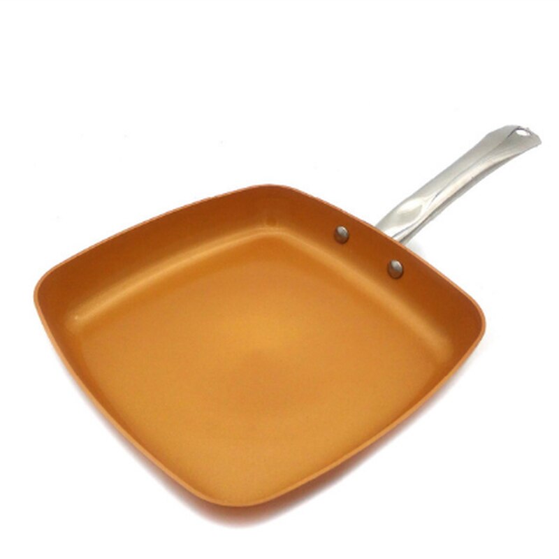 Copper Pan 10-Inch Nonstick Deep Square Induction ... – Grandado