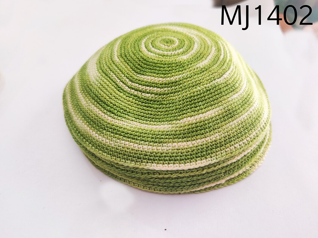 Handmade Kippah knitted hat Jewish articles – Grandado