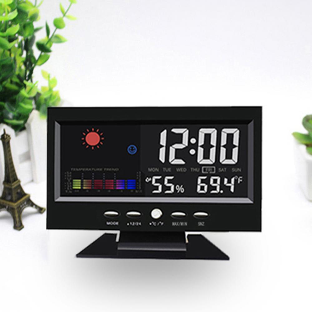 Alarm Digital Alarm Clock Clock LCD Color Screen U... – Grandado