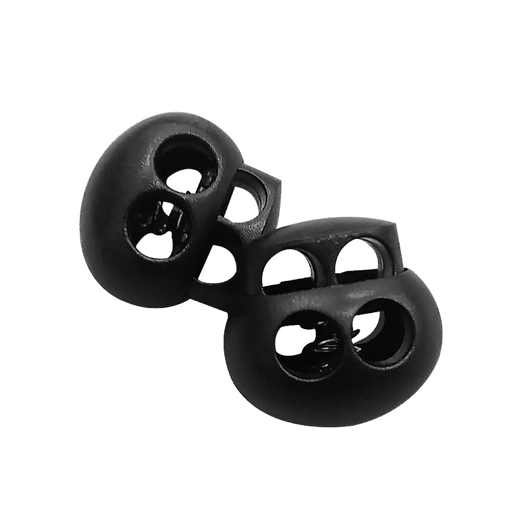 10Pcs Plastic Cord Stopper Dual Gaten Kleding Broe... – Grandado