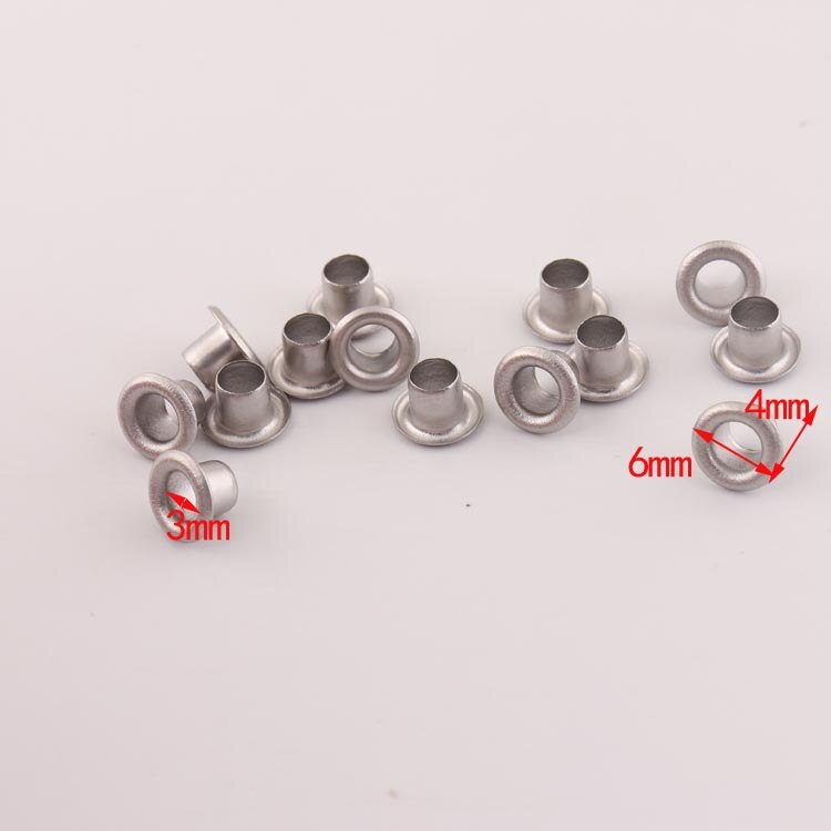 500pcs/lot 6mm outer mini Grommets Nickel color pl... – Grandado