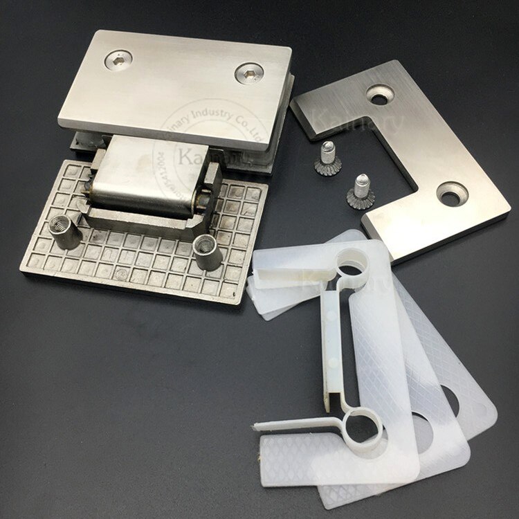 Gouden kleur glas klem, 180 graden glas connector,... – Grandado