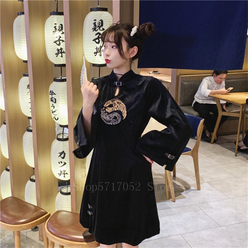 Woman Retro Traditional Chinese Style Chengsam Dre... – Grandado