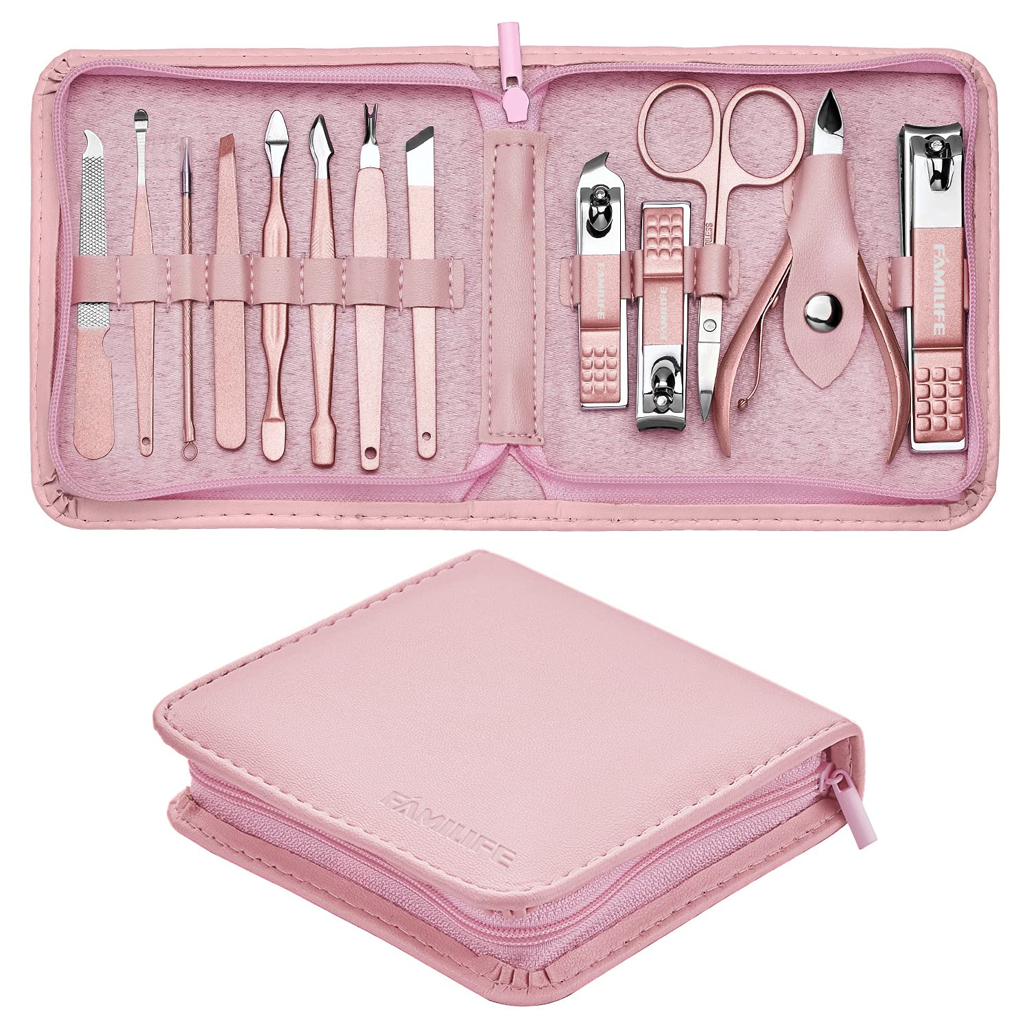 Manicure Kit, FAMILIFE Pedicure Set for Women 12pc... – Grandado