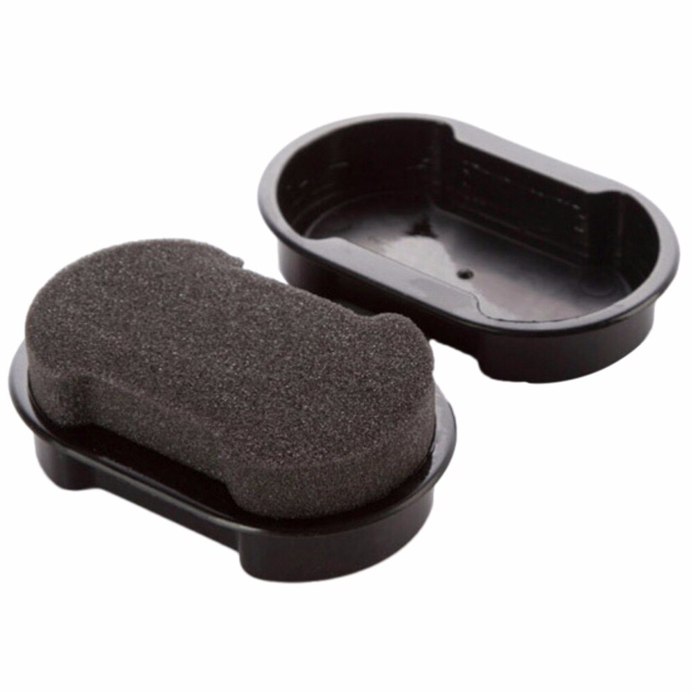1Pc Black Sponge Shine Shoes Brush Cleaner Leather... – Vicedeal