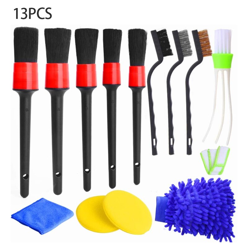 13-piece set Car Wash beauty brush Car Detailing B... – Vicedeal