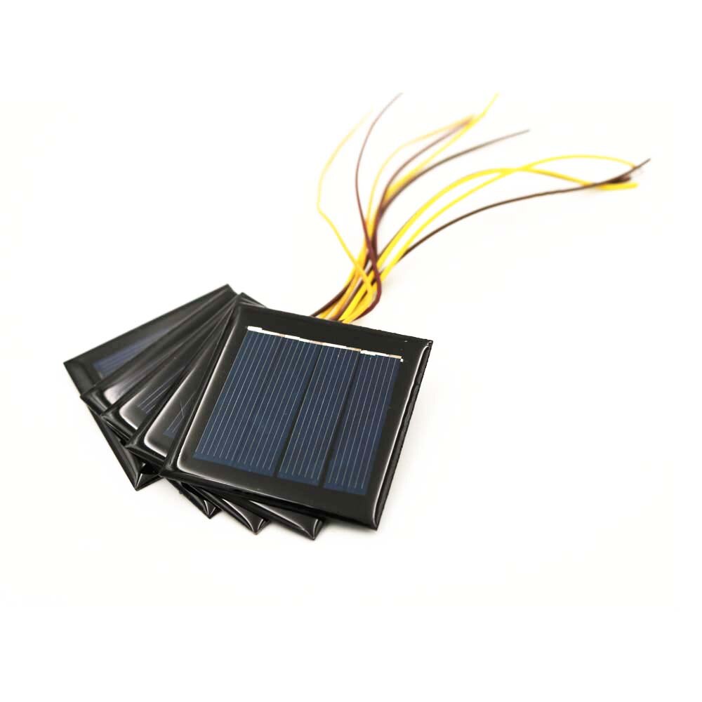 5pcs X 2V 100mA with 15cm extend cable Solar Panel Polycrystalline ...