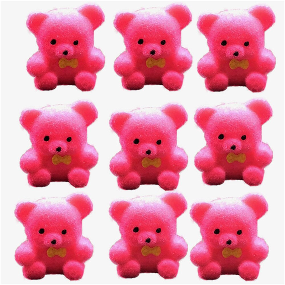 A Set Of 10 Mini Flocking Doll Cute Flocking Teddy... – Grandado