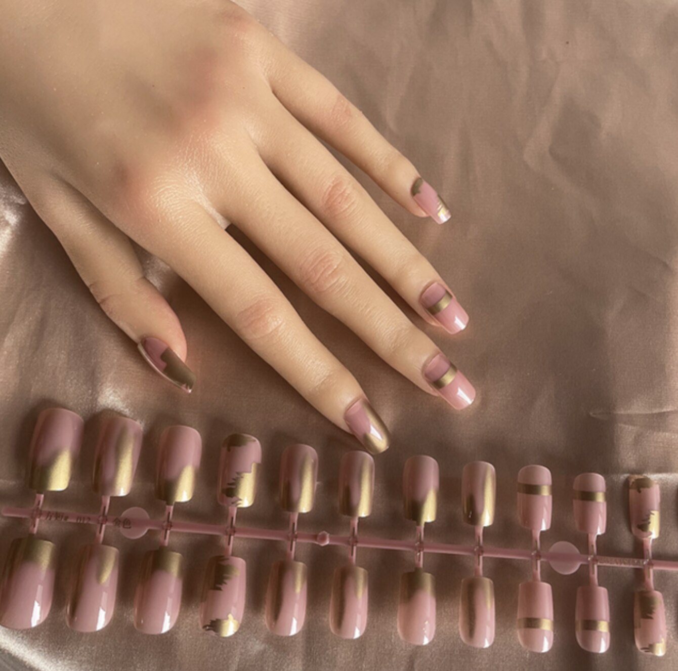 1pc Nail Salon Short Coffin False Nail Ballet Nail... – Grandado