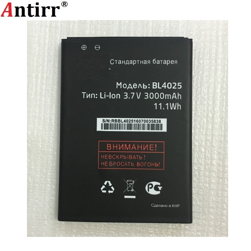 3000mAh BL4025 Battery For Fly IQ4411 Quad Energie... – Grandado