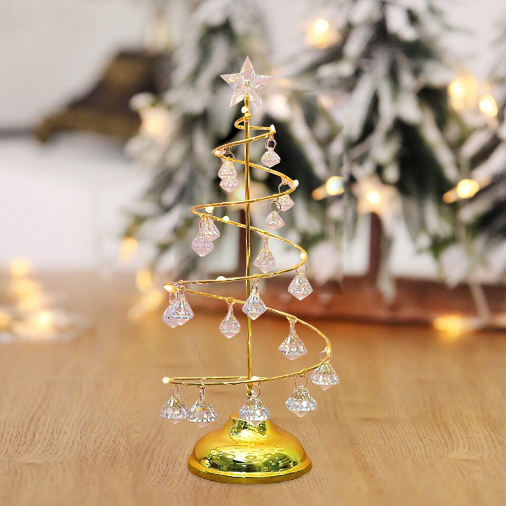 3 Size Led Crystal Star Smeedijzeren Kerstboom Lig... – Vicedeal