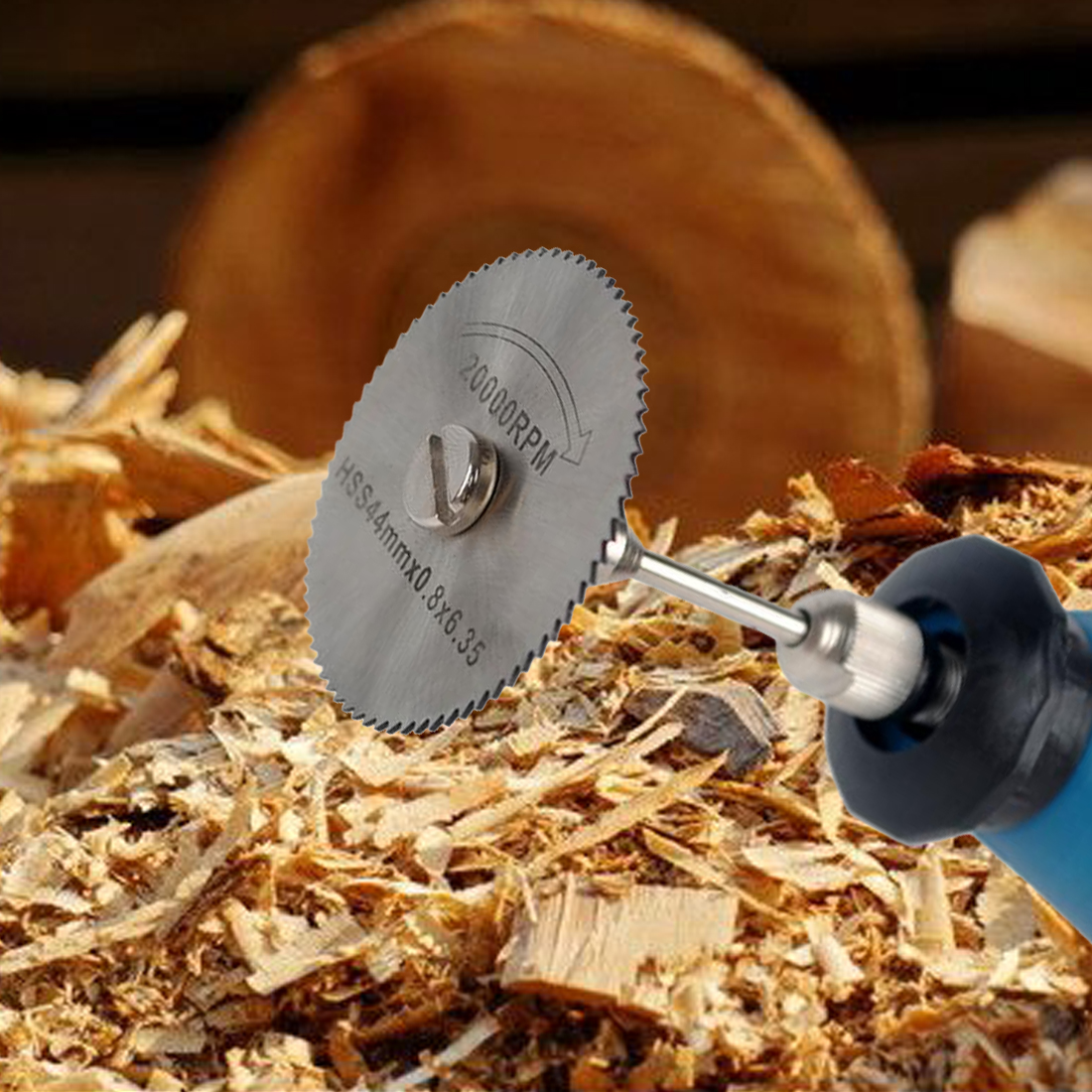Wood Cutting Discs Drill Mandrel HSS Circular Saw Blades Cutting Discs ...