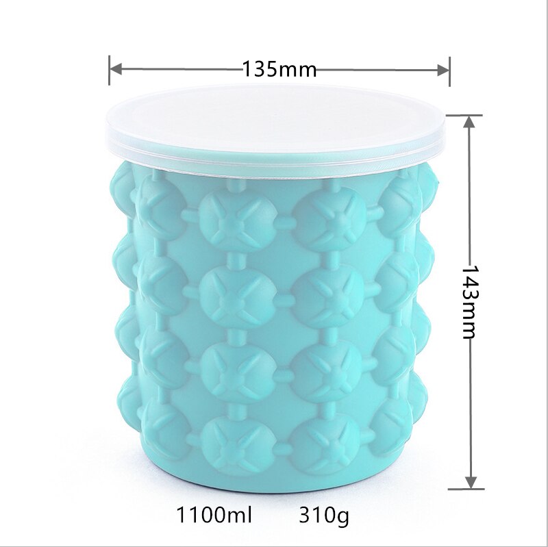 Ice Cube Maker Silicone Bucket Durable Drink Beer ... – Vicedeal