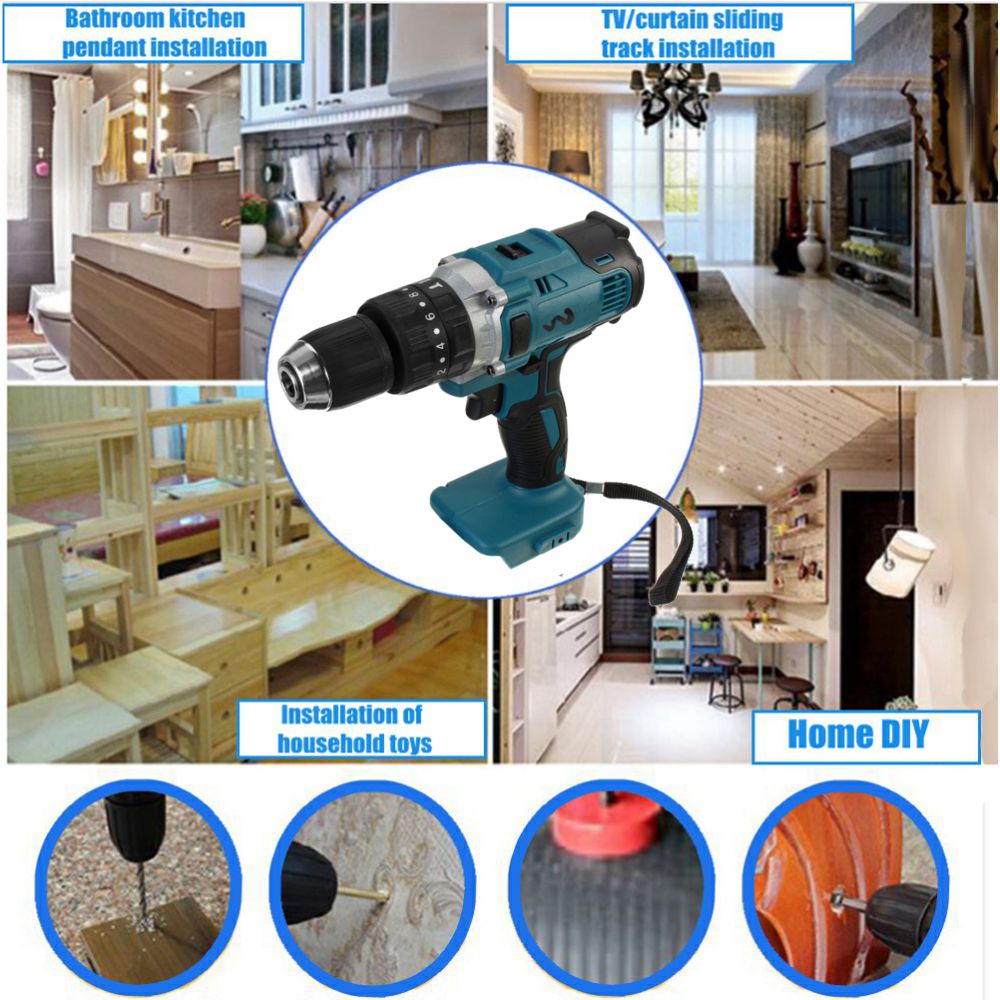 13mm 3 in 1 Electric Impact Drill Hammer Electric ... – Grandado