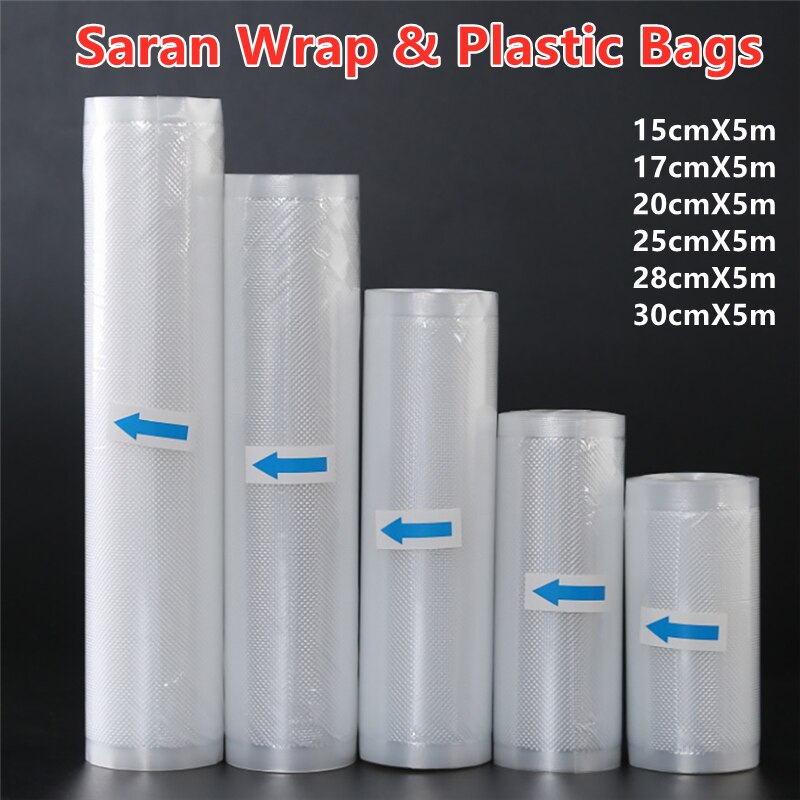 Kitchen Food Vacuum Bag Storage Bags 6 Sizes Singl... – Grandado