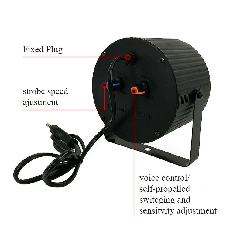 LED 88x1W RGB Strobe Light stroboscope Sound Voice... – Vicedeal