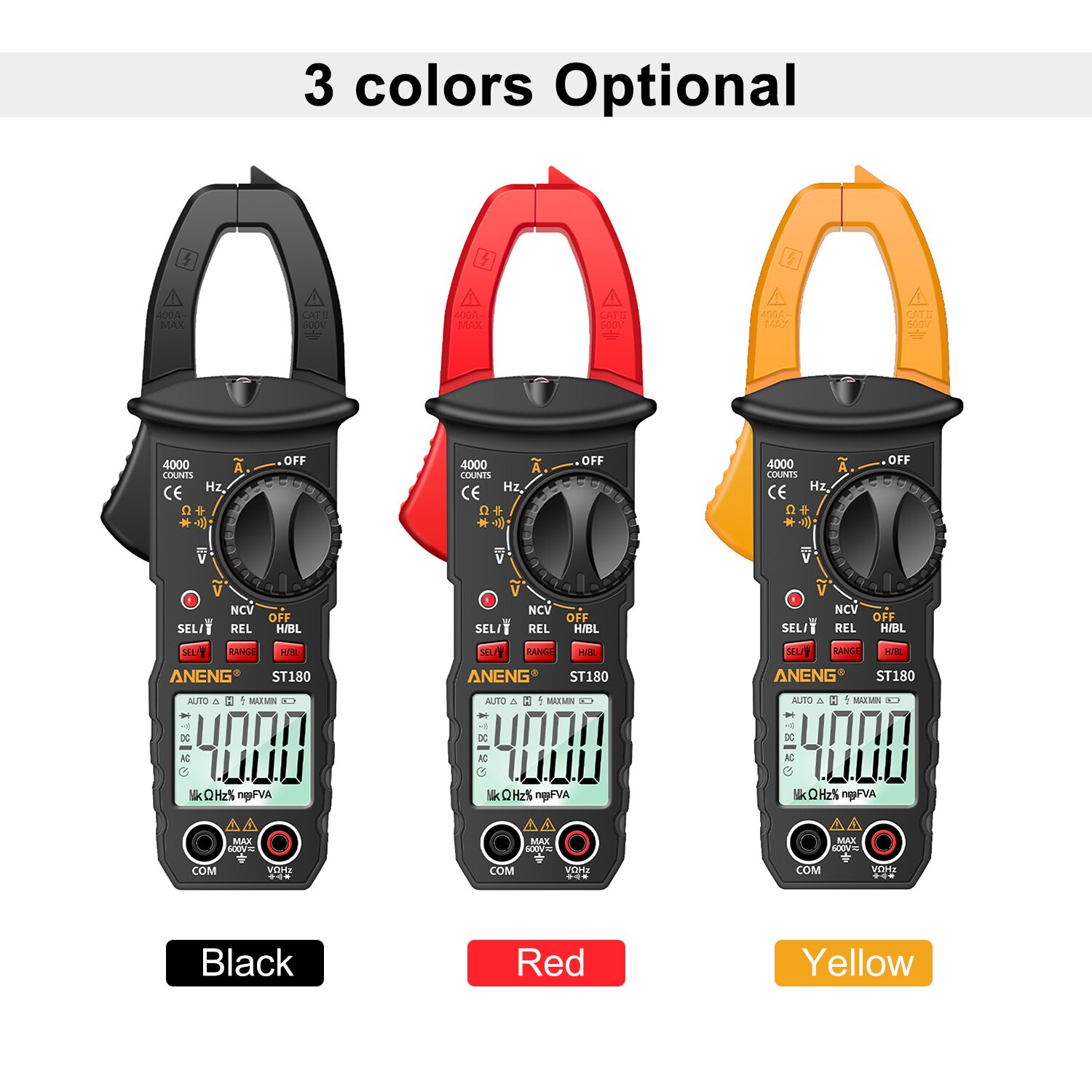 ANENG ST180 Digital Clamp Meter Multimeter Clamp M... – Vicedeal