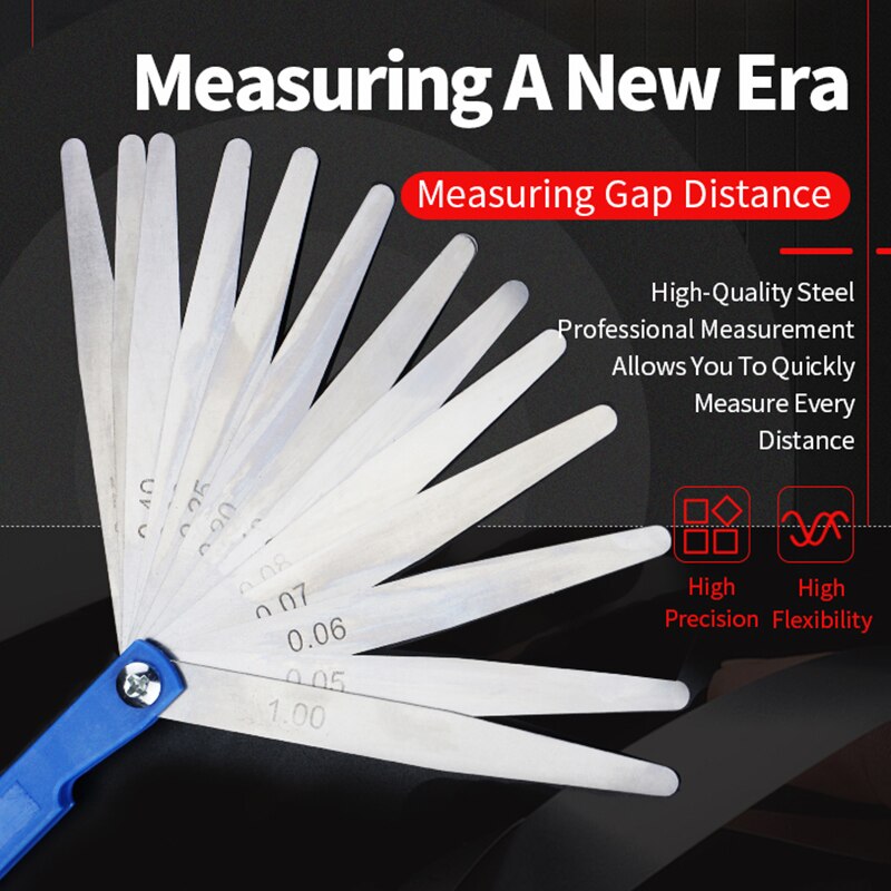 100mm 17 Blade Feeler Gauge Metric Thickness Gauge... – Vicedeal