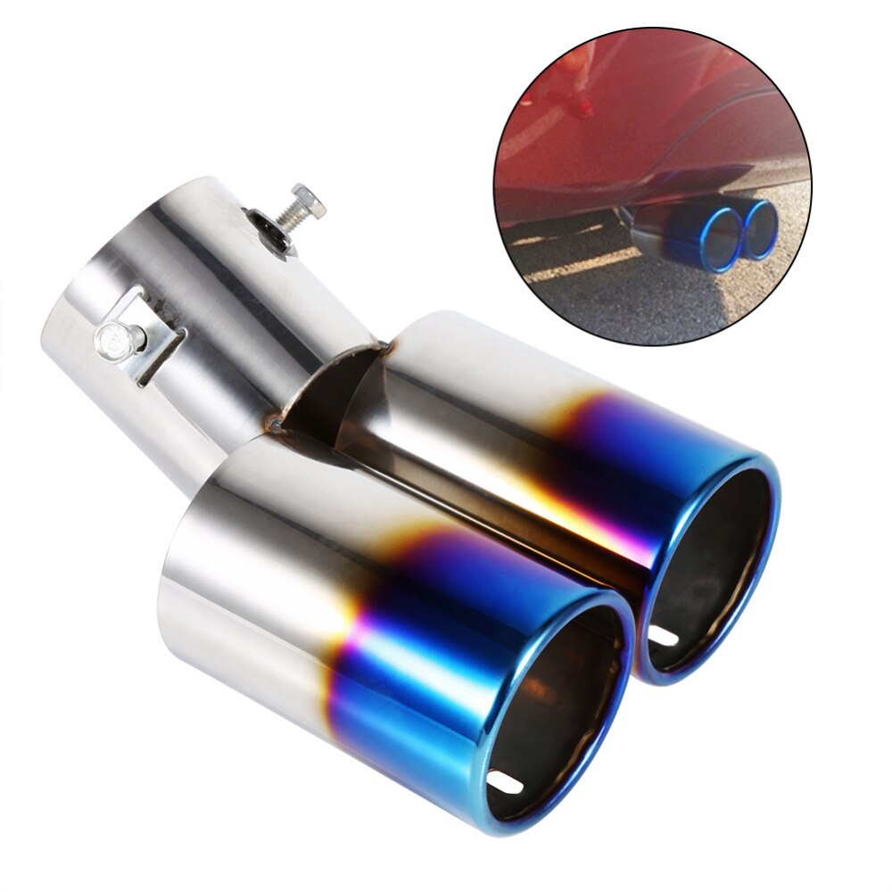 Auto-Styling 1 Stks Universele Rvs Auto Achter Dua... – Vicedeal