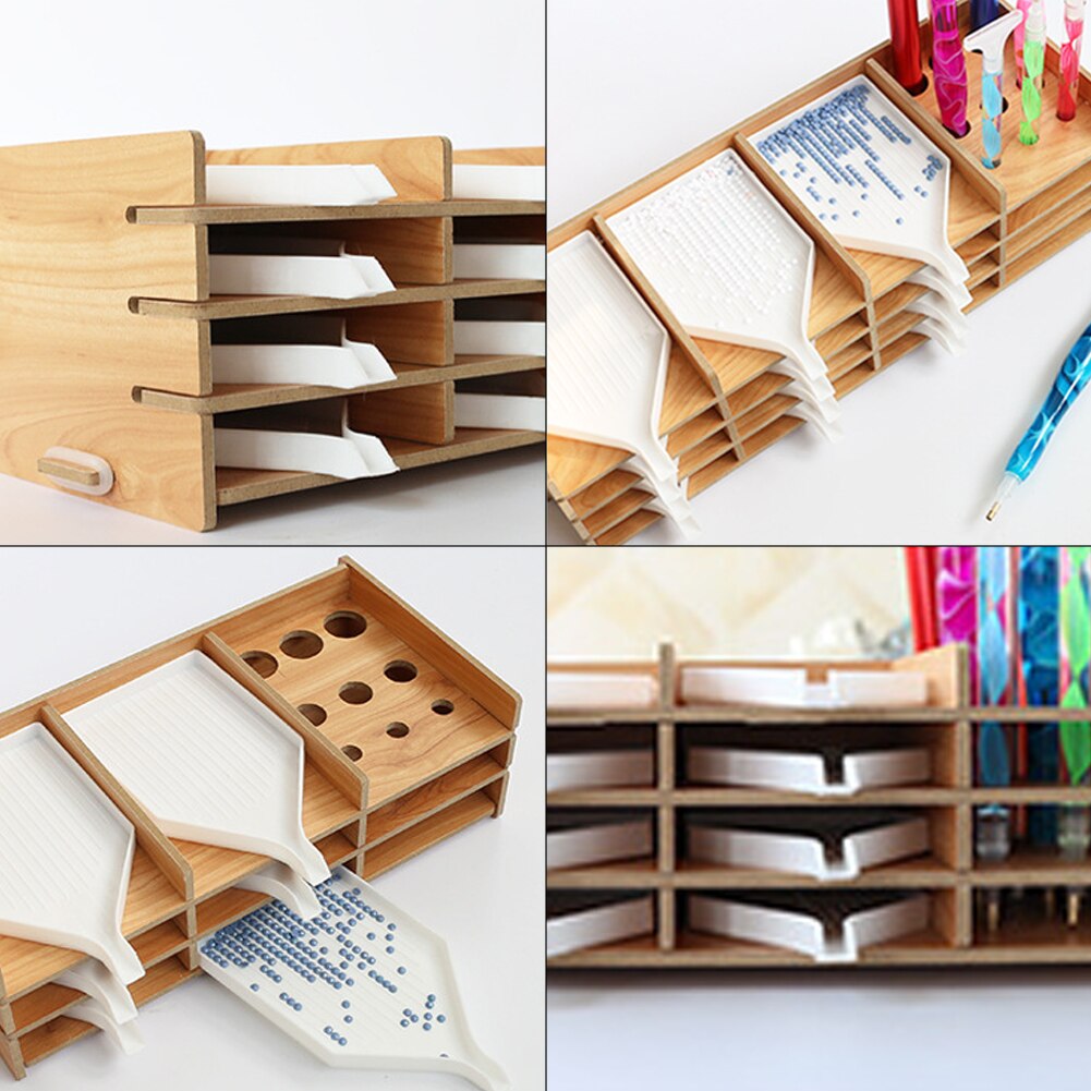 5D Diy Diamant Schilderij Lade Rack Multi-layer Ho... – Grandado