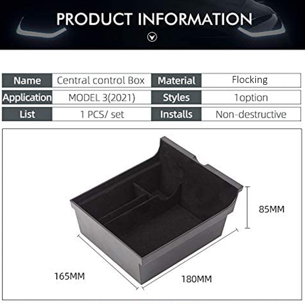 Tesla Model 3/Y Original Car Armrest Box Storage O... – Grandado