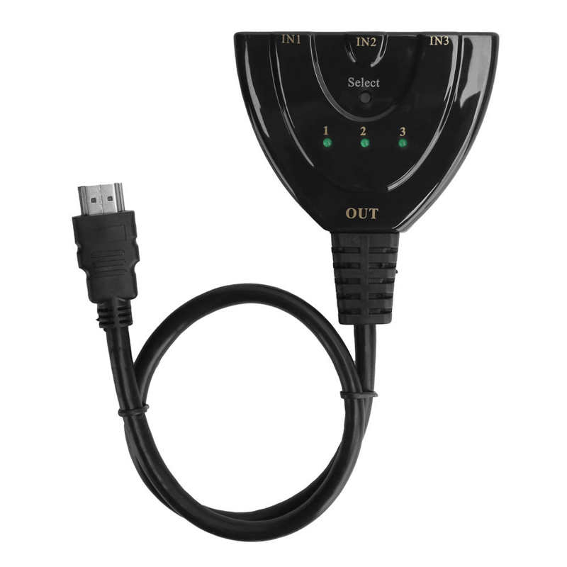 3 in 1 Out Splitter 3 input 1 Output HD Multimedia... – Grandado